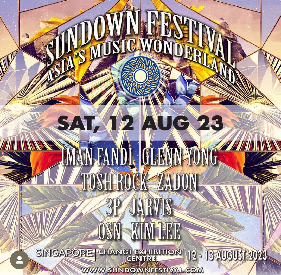 Singapore Sundown Festival 12 Aug Ticket, Tickets & Vouchers, Event ...
