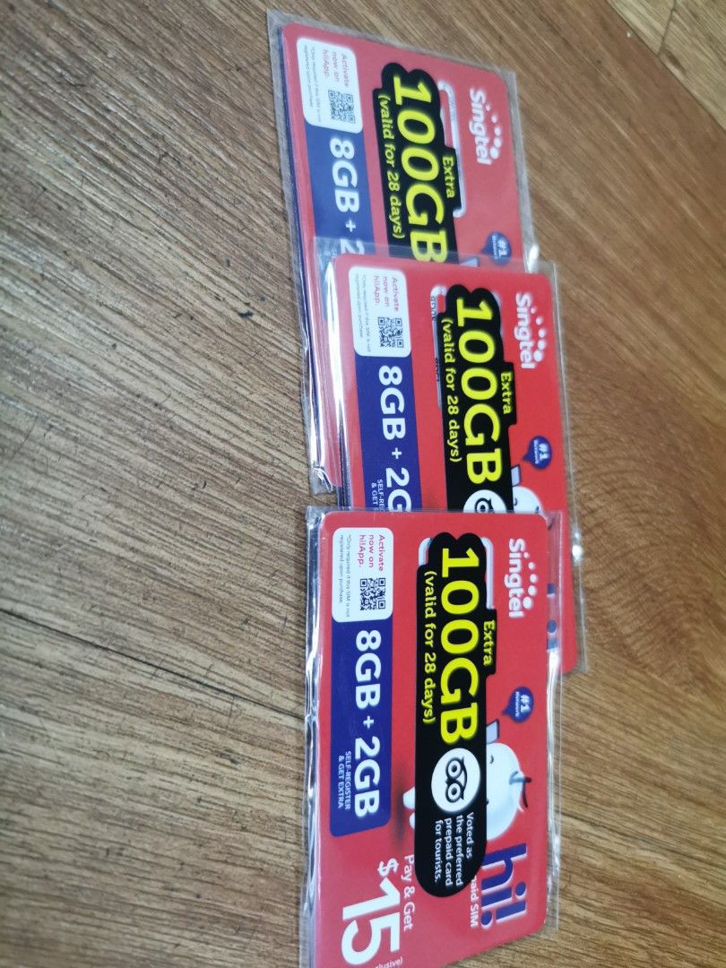 Singtel, Mobile Phones & Gadgets, Mobile & Gadget Accessories, Sim ...