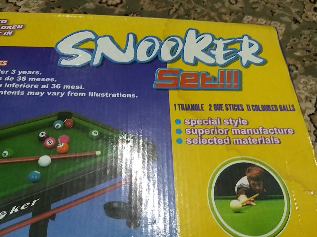 Snooker set, Hobbies & Toys, Toys & Games on Carousell