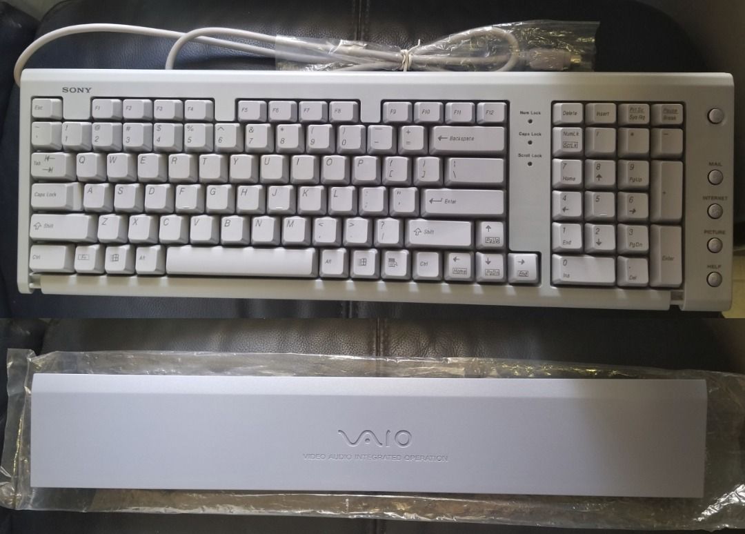 全新SONY VAIO 絕版鍵盤 Keyboard PS/2 Port PCVA-KB2P, 電腦＆科技, 電腦周邊及配件, 電腦鍵盤及相關 ...