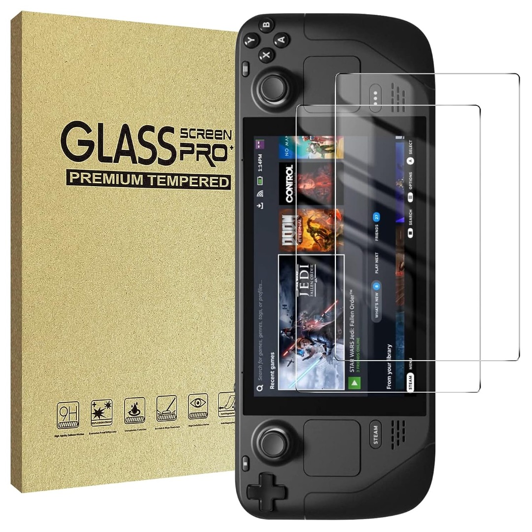 Steam Deck tempered glass, Video Gaming, Gaming Accessories, Cases ...