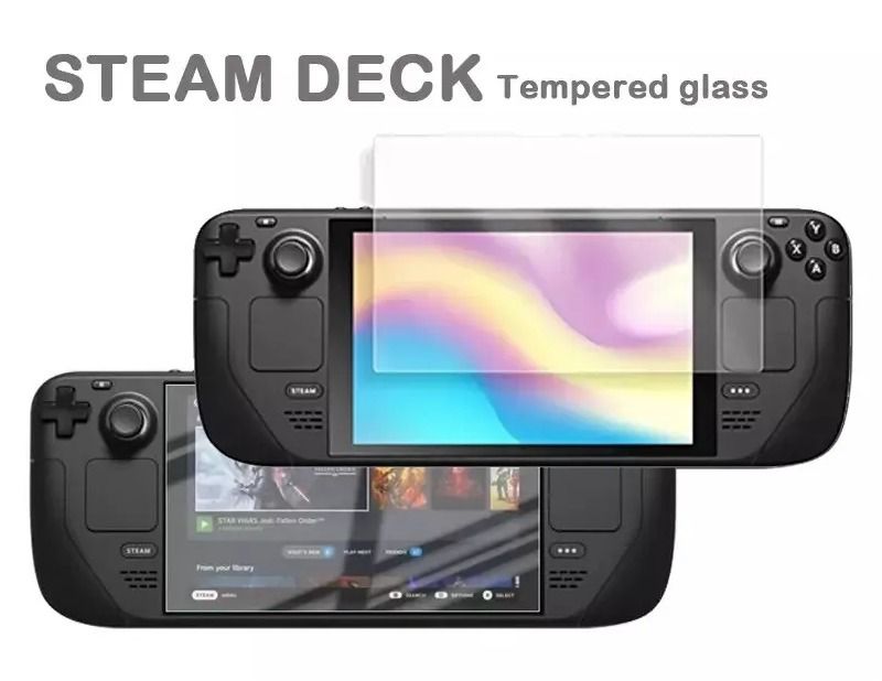 Steam Deck tempered glass, Video Gaming, Gaming Accessories, Cases ...
