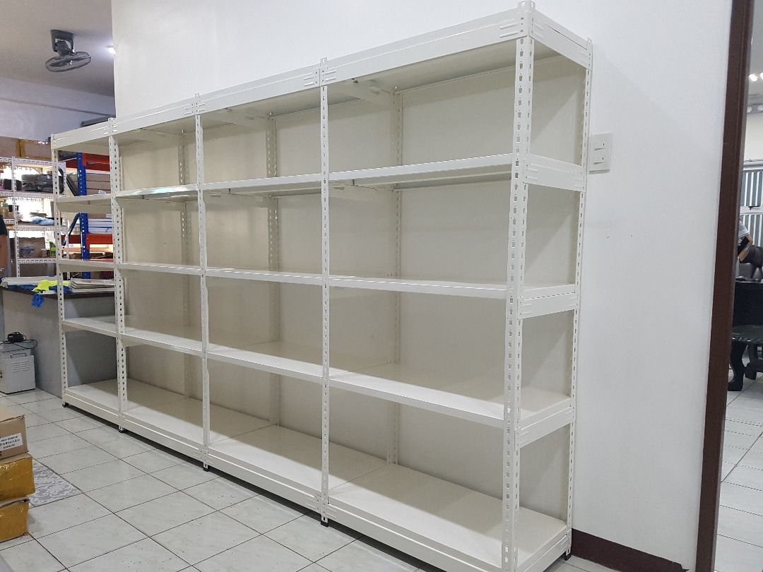 Steel rack omega type smart rack boltless type heavy duty commercial ...