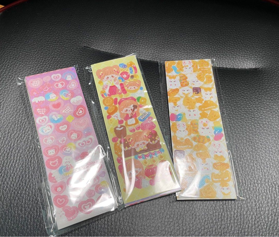 Sticker 20 sheets in one packet, Hobbies & Toys, Stationery & Craft ...