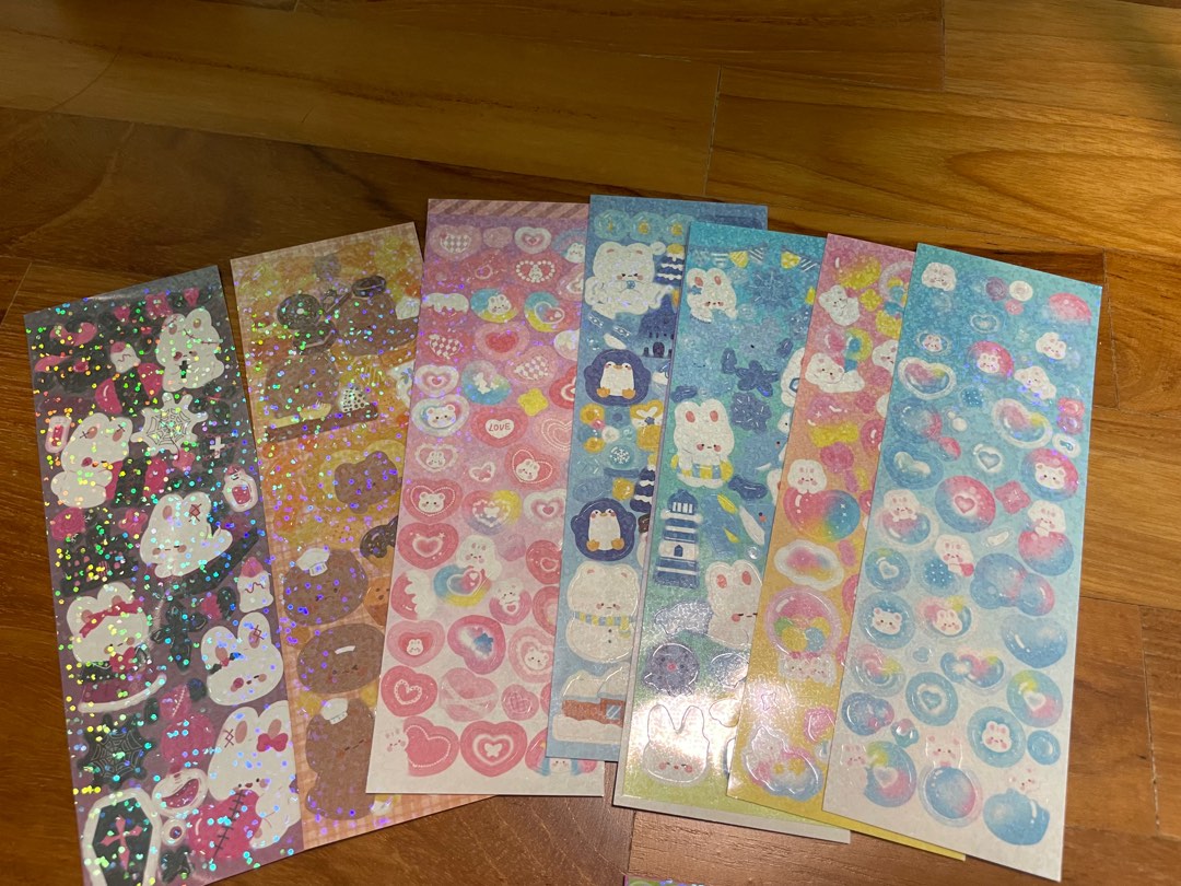 Sticker 20 sheets in one packet, Hobbies & Toys, Stationery & Craft ...