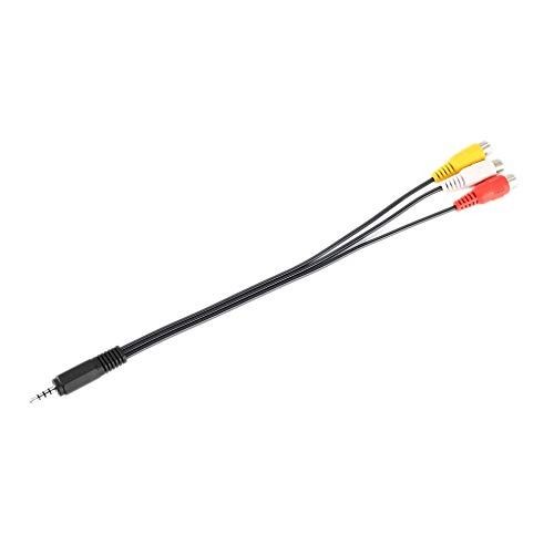 [Stockist.SG] 1pc 3.5mm Mini Aux Male Stereo to 3 RCA Female Audio ...