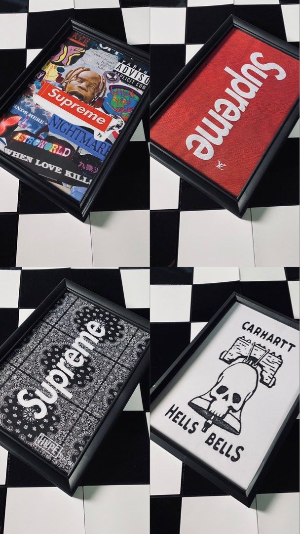 Supreme Nike Thrasher, Furniture & Home Living, Home Decor, Frames ...