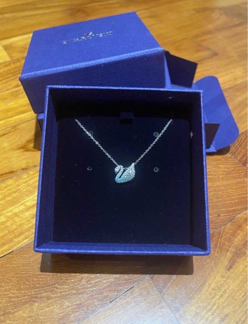Swarovski iconic Swan Pendant, Women's Fashion, Jewelry & Organisers ...