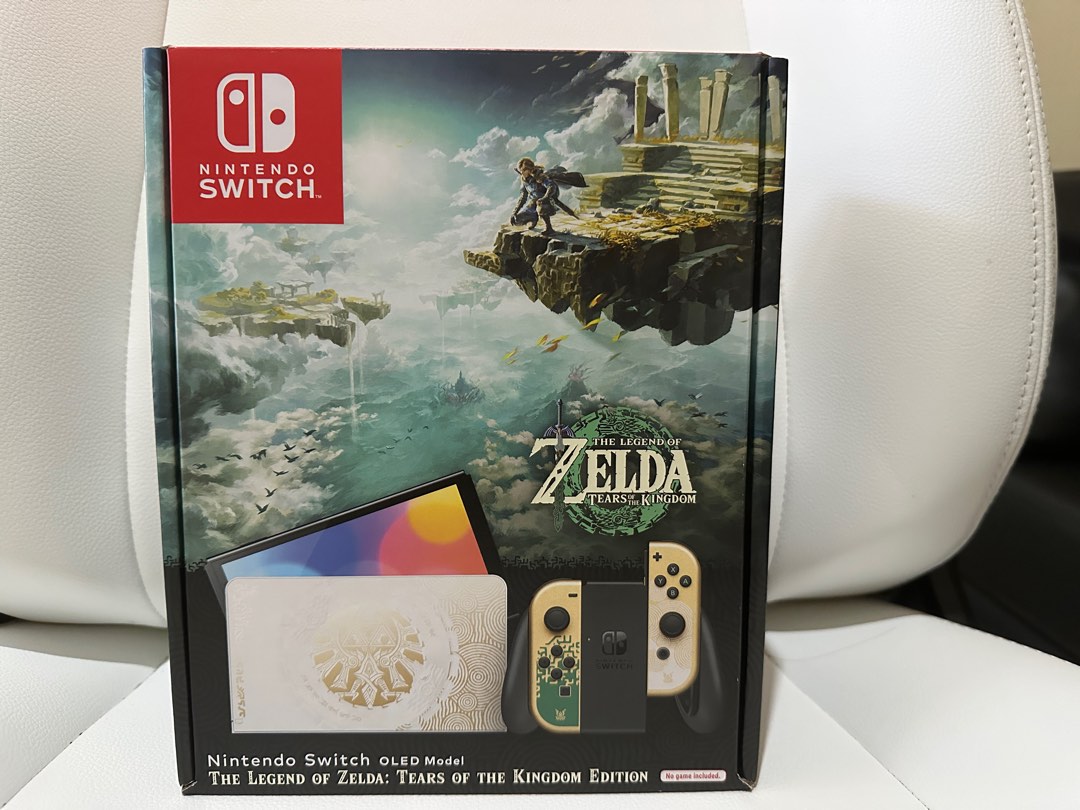 Swith OLED Zelda TOTK Edition Bundle, Video Gaming, Video Game Consoles ...