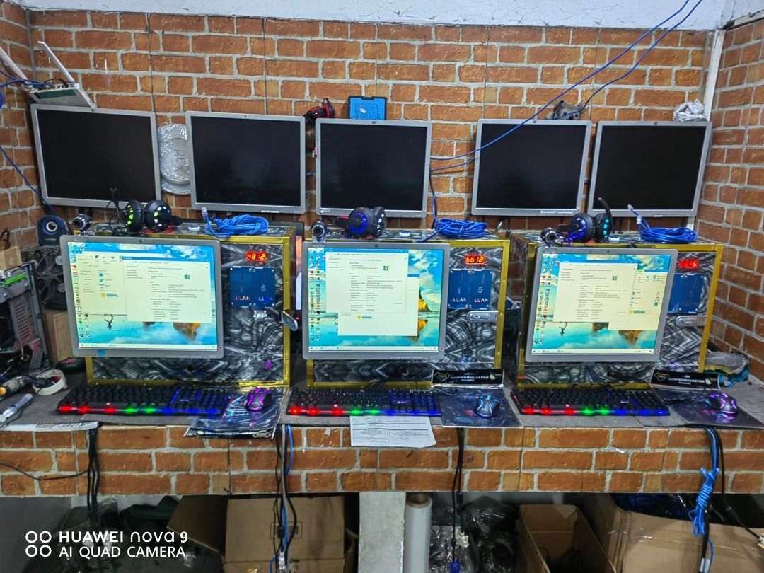 Tabletop pisonet Intel Core i5 3rd gen 4GBRAM 500gb HDDD 17"monitor ...