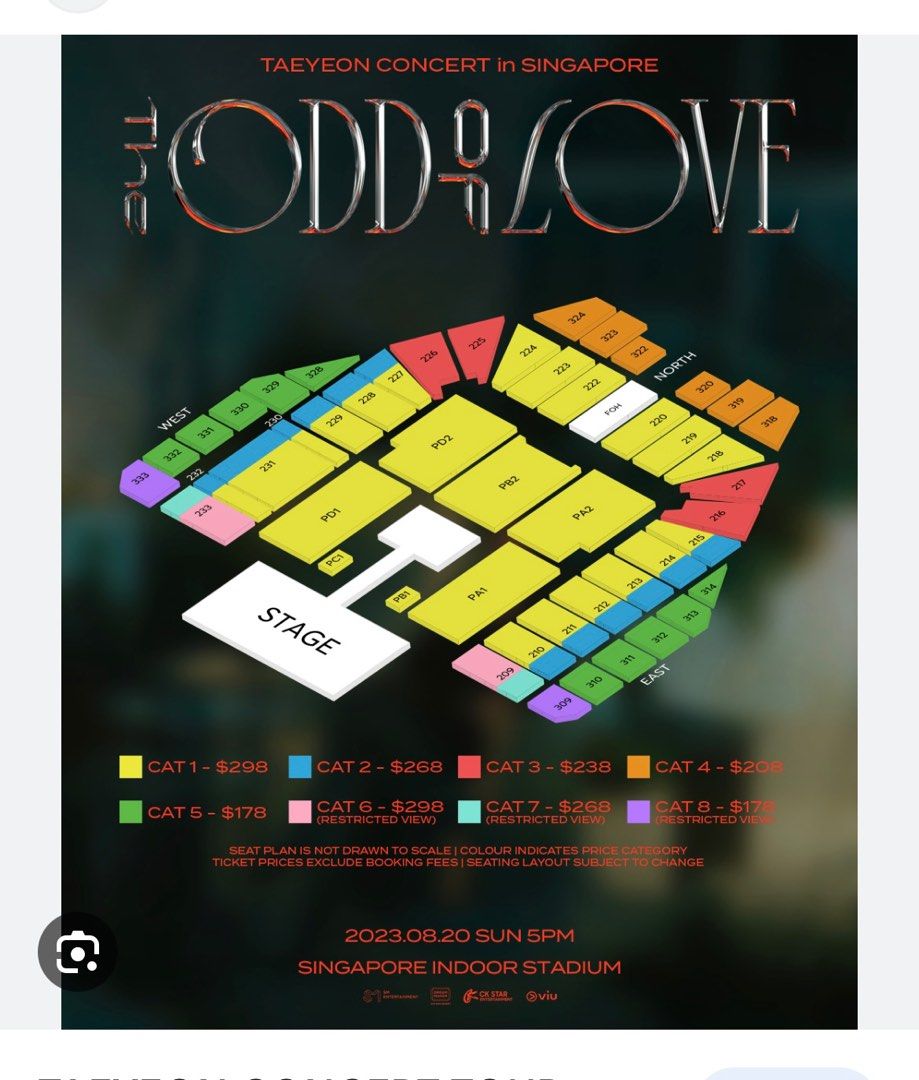 Taeyeon Cat 1 Tickets, Tickets & Vouchers, Event Tickets on Carousell