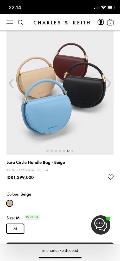 Tas charles and keith ORIGINAL. Baru pake 3 X., Fesyen Wanita, Tas ...