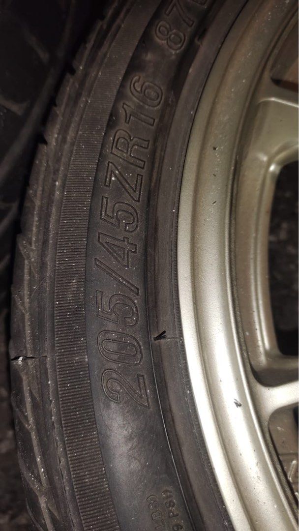 TAYAR SPORT RIM WEDSSPORT TC105, Auto Accessories on Carousell