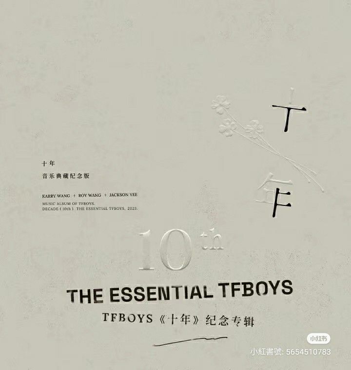 TFBOYS 10周年實體專輯, 興趣及遊戲, 收藏品及紀念品, 明星周邊 - Carousell