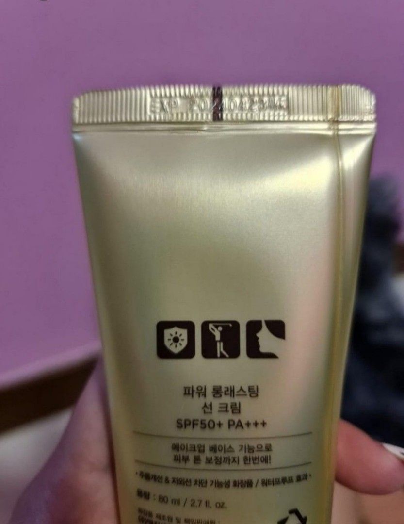 The Face Shop Power Lasting Sun Cream SPF 50+++, Beauty & Personal Care, Face, Face Care on ...