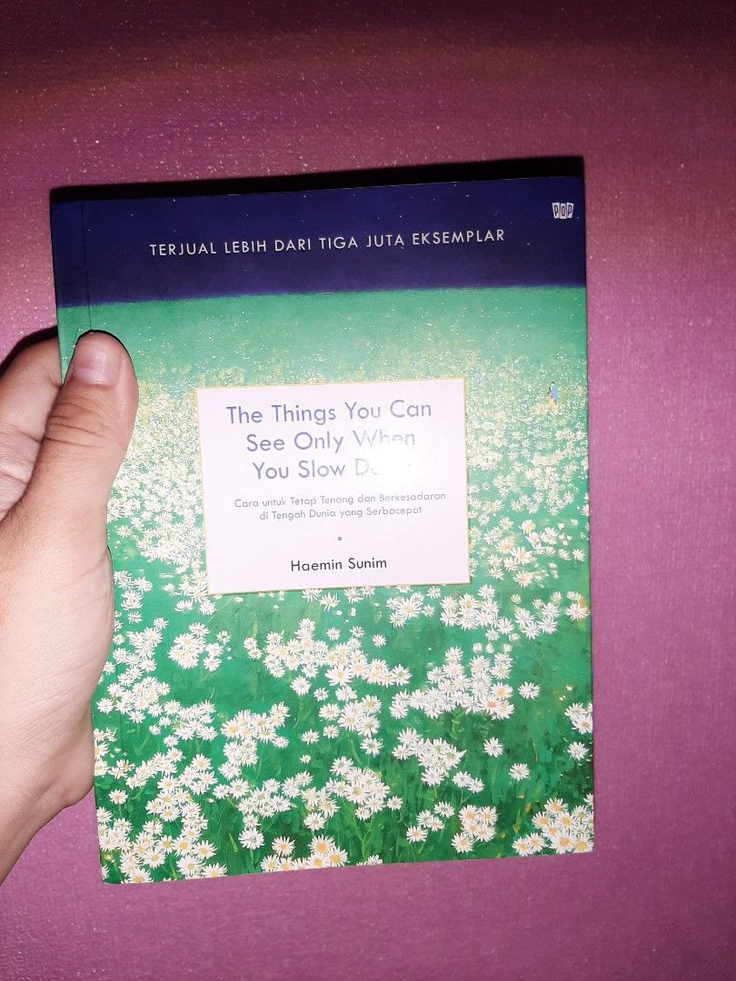 The things you can see only when you slow down by haemin sunim buku non ...