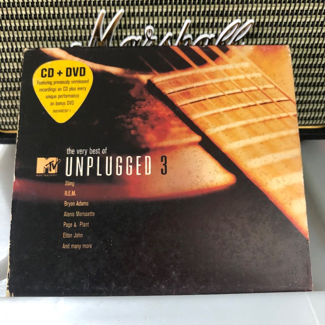 MTV UNPLUGGED 3 (CD & DVD) - The Very Best (RARE), Hobbies & Toys ...