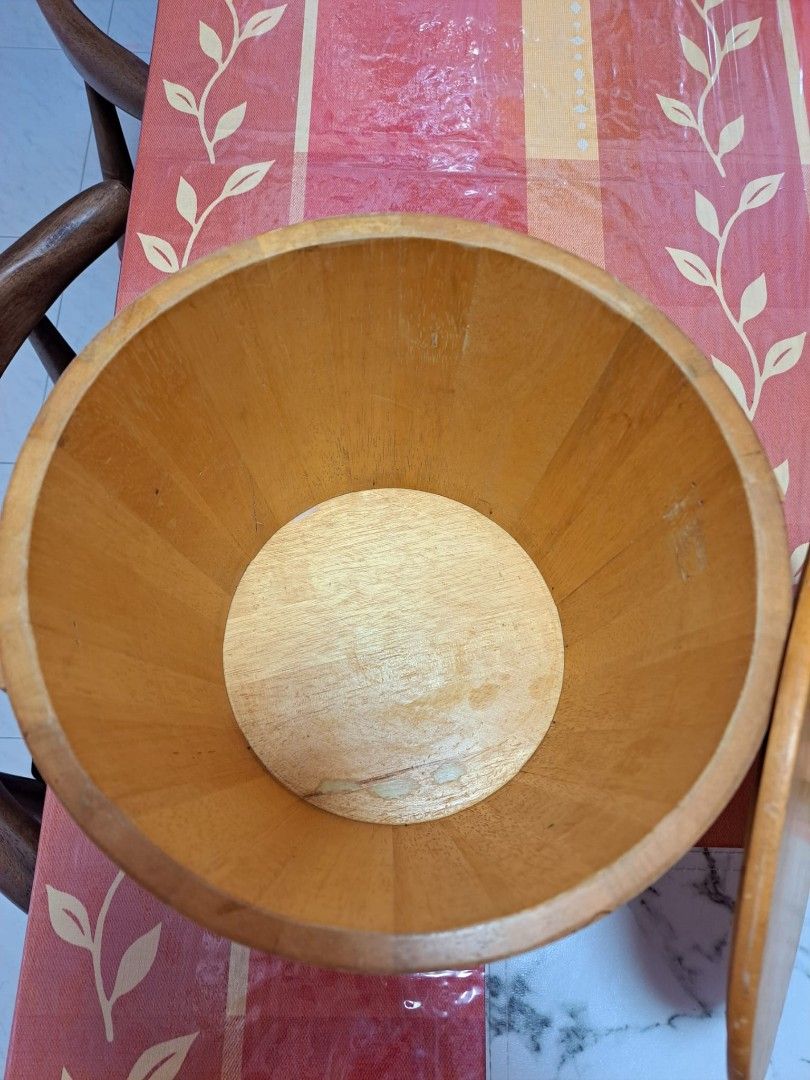 Timber Rice Storage Container, Furniture & Home Living, Kitchenware ...