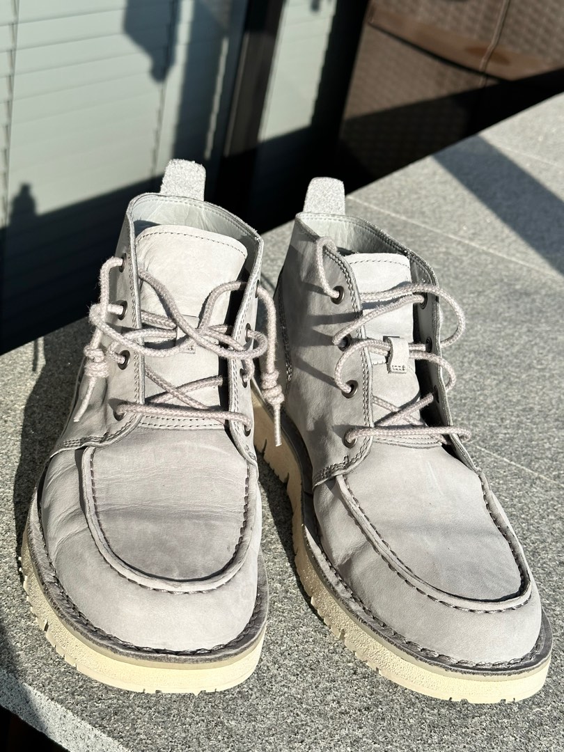 Timberland Boots Grey Blue, Men's Fashion, Footwear, Boots on Carousell