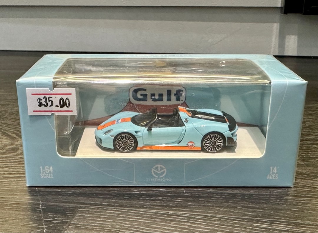 TimeMirco 1/64 Porsche 918 Spyder Gulf Livery, Hobbies & Toys, Toys ...