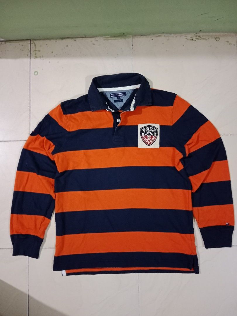 Tommy Hilfiger rugby salur polo shirt no lacoste Timberland stone ...