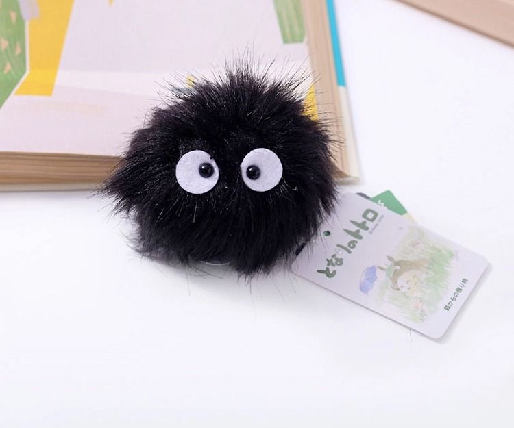 Totoro Soot Sprite Susuwatari Studio Ghibli Nibariki 7cm Doll Plush Toy ...