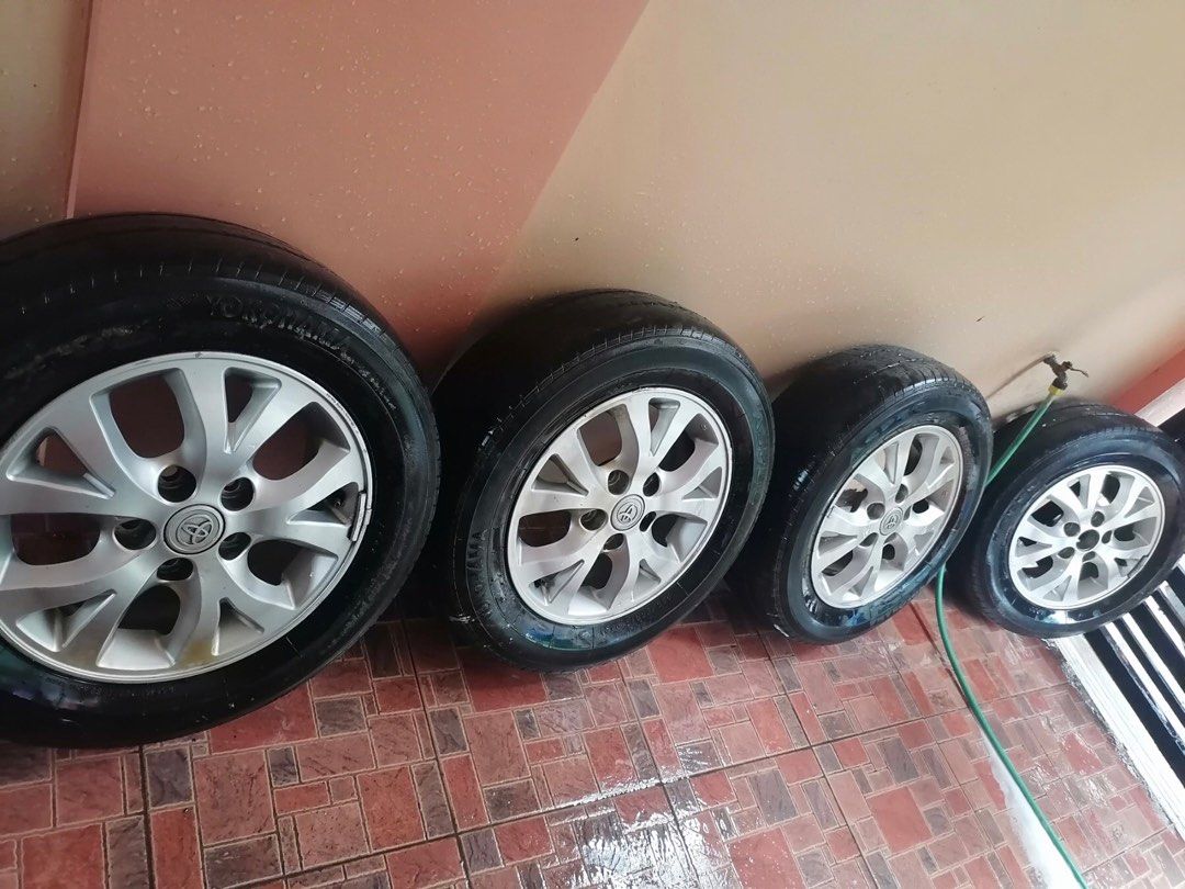 Toyota Stock Mags, Car Parts & Accessories, Mags and Tires on Carousell