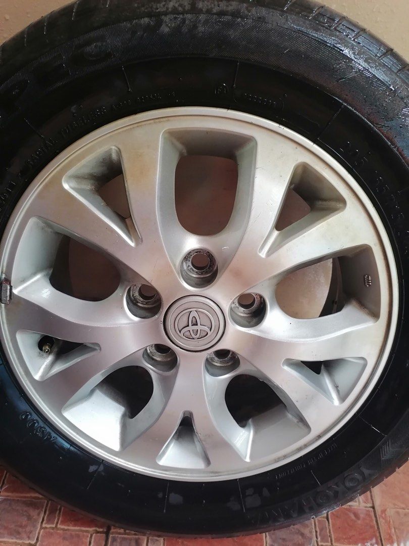 Toyota Stock Mags, Car Parts & Accessories, Mags and Tires on Carousell