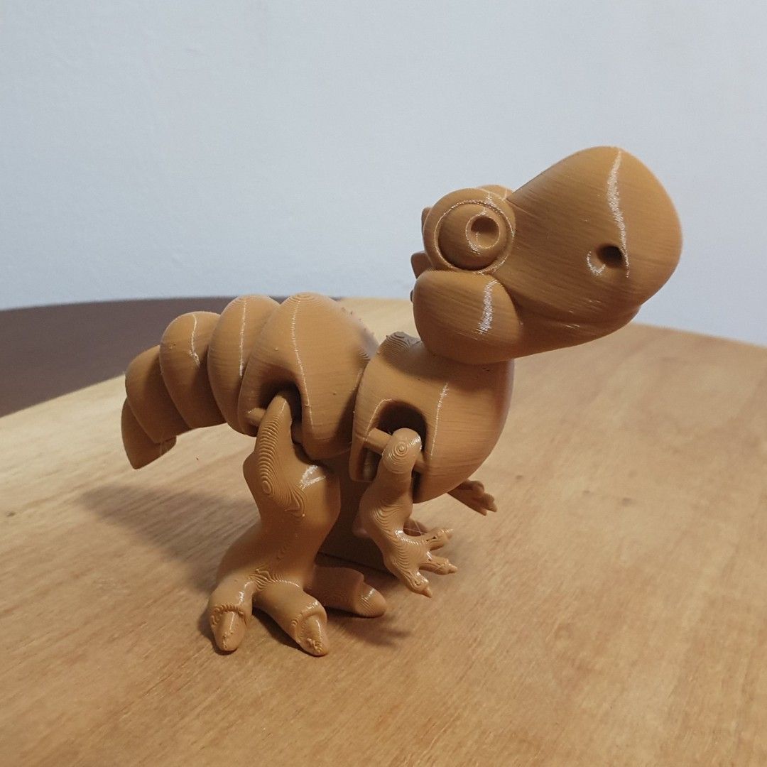 T-rex Flexi Plastic Toy, Hobbies & Toys, Toys & Games on Carousell