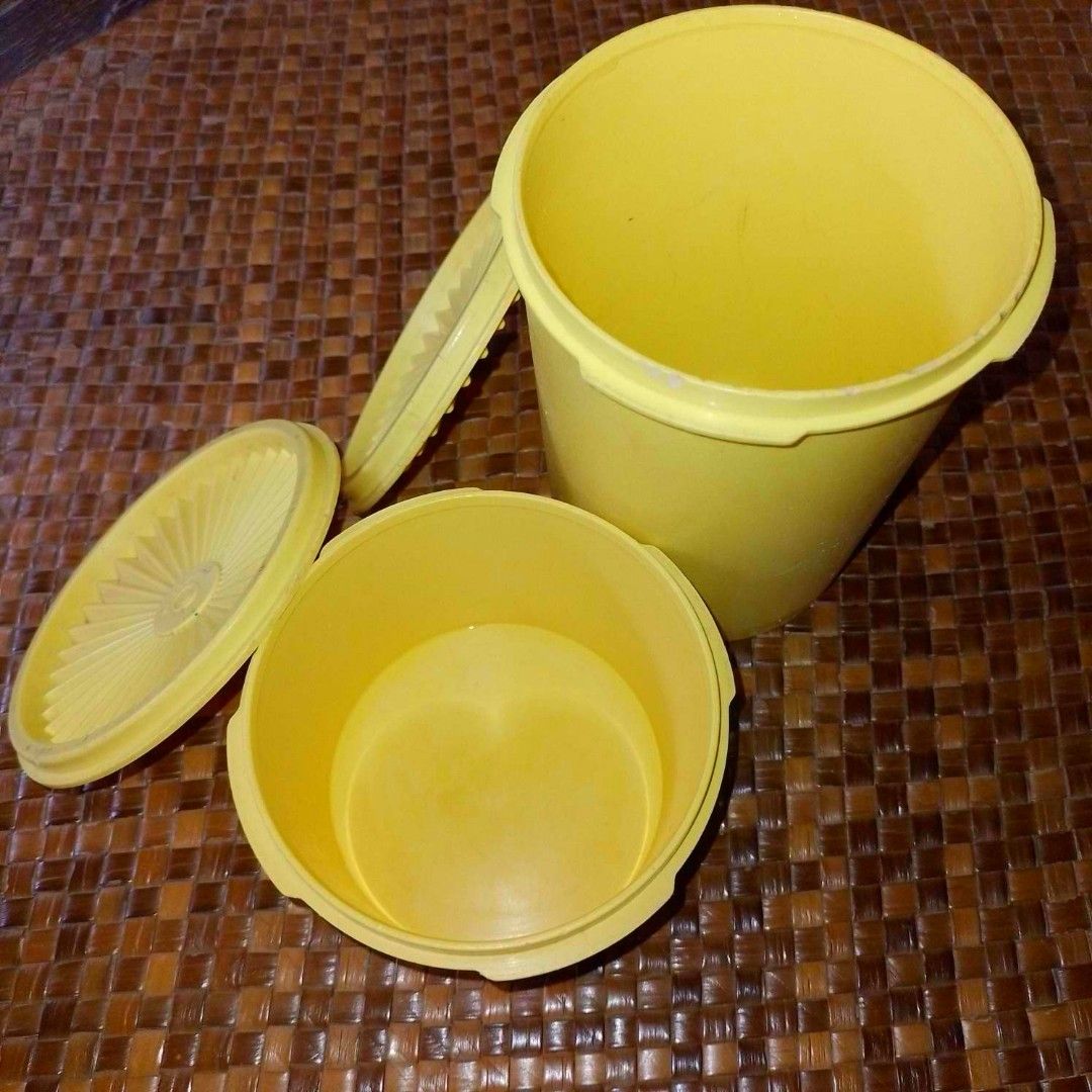 Tupperware Food Container Storage Cylinder, Furniture & Home Living ...