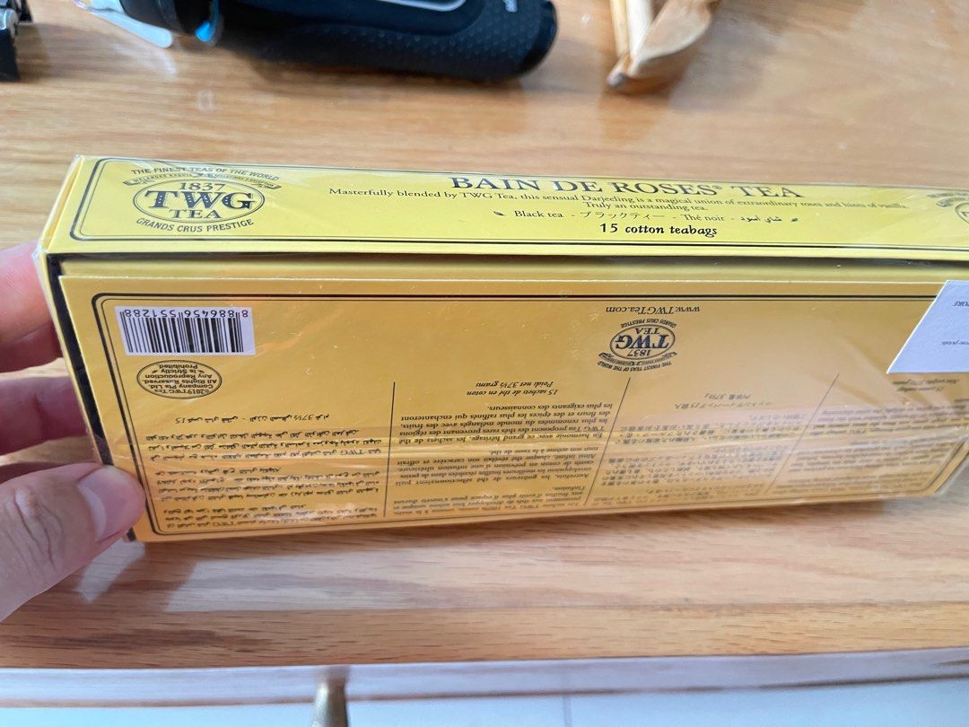 TWG Bain De Rose Tea, Food & Drinks, Other Food & Drinks on Carousell