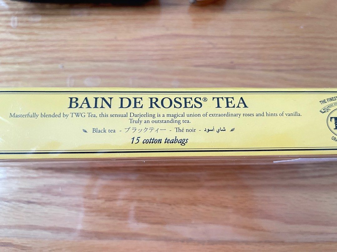 TWG Bain De Rose Tea, Food & Drinks, Other Food & Drinks on Carousell