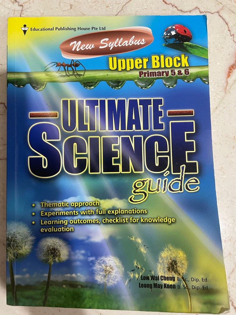 Ultimate Science. Primary 5 & 6. Bought last year. Self-Collect ...