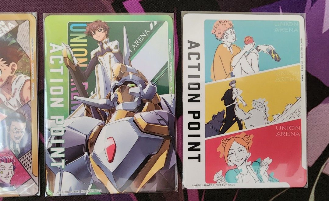 Union Arena TCG Action Point Promo cards, Hobbies & Toys, Toys & Games ...