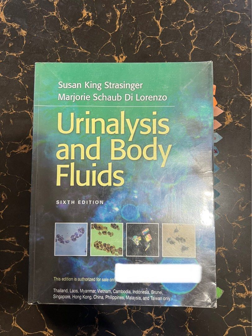 Urinalysis and Body Fluids (Strasinger, 6th ed), Hobbies & Toys, Books ...