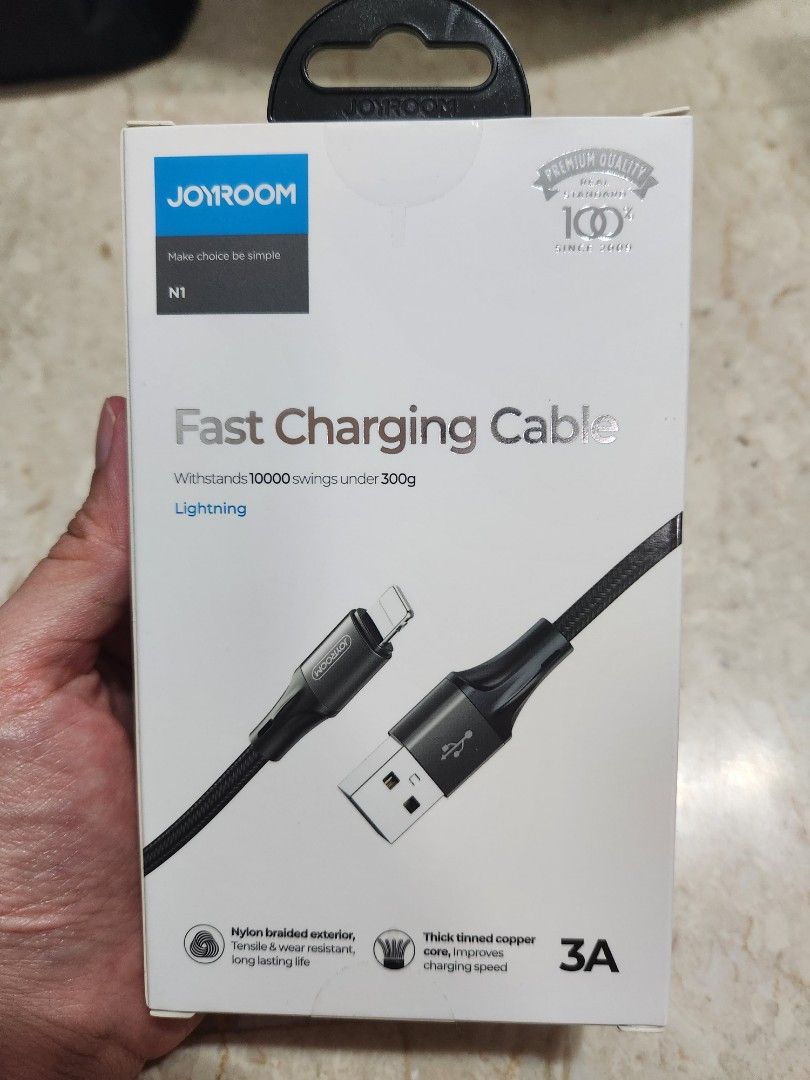 [Brand new] USB to Lightning cable (1.5m Fast Charging), Mobile Phones ...