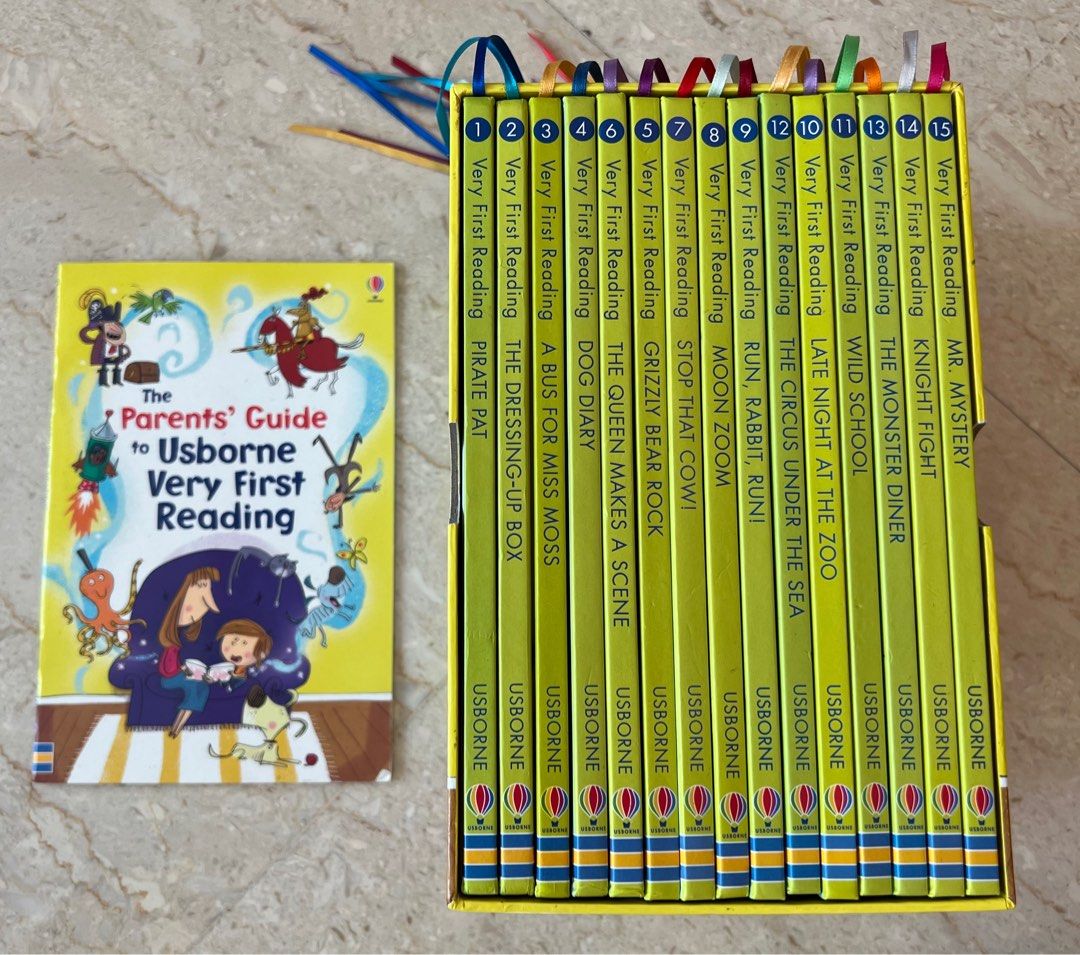 Usborne Very First Reading | Complete Set of 15 books, Hobbies & Toys ...
