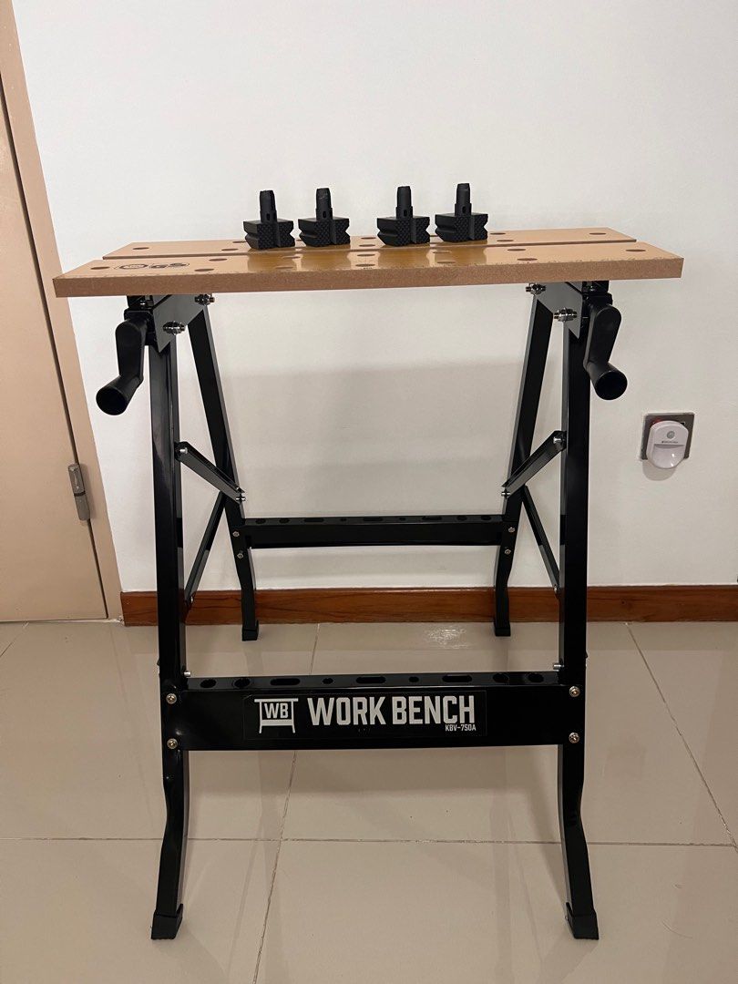 Versatile Portable Work Bench , like workmate. Foldable jobsite table ...
