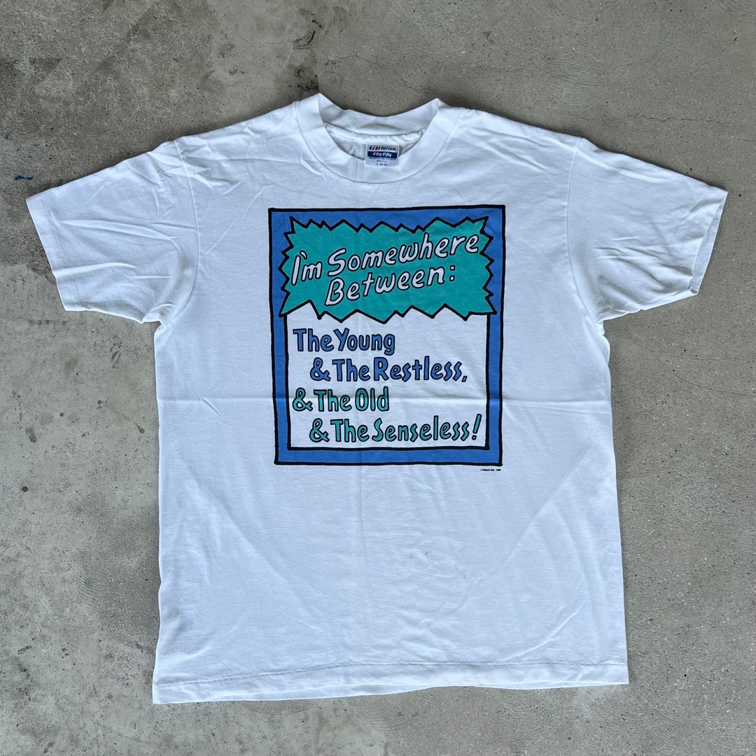 Vintage 90s The Young, The Restless, The Senseless Statement Tee, Men's ...