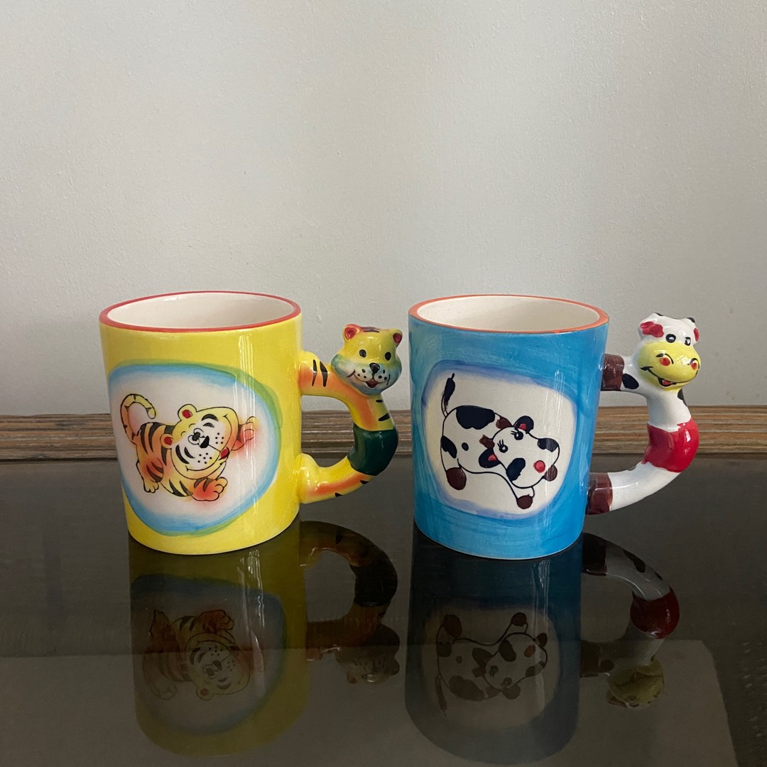 Vintage Character Animal Coffee Mugs on Carousell