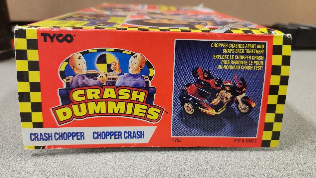 Vintage 1991 Incredible Crash Dummies Cycle Chopper Motorcycle ...