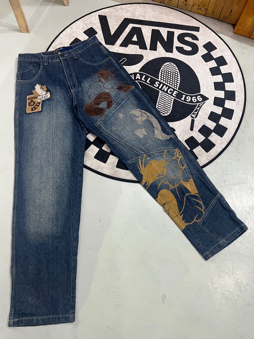 VINTAGE LOT29 LUXE JEANS CARTOON NETWORK, Men's Fashion, Bottoms, Jeans ...