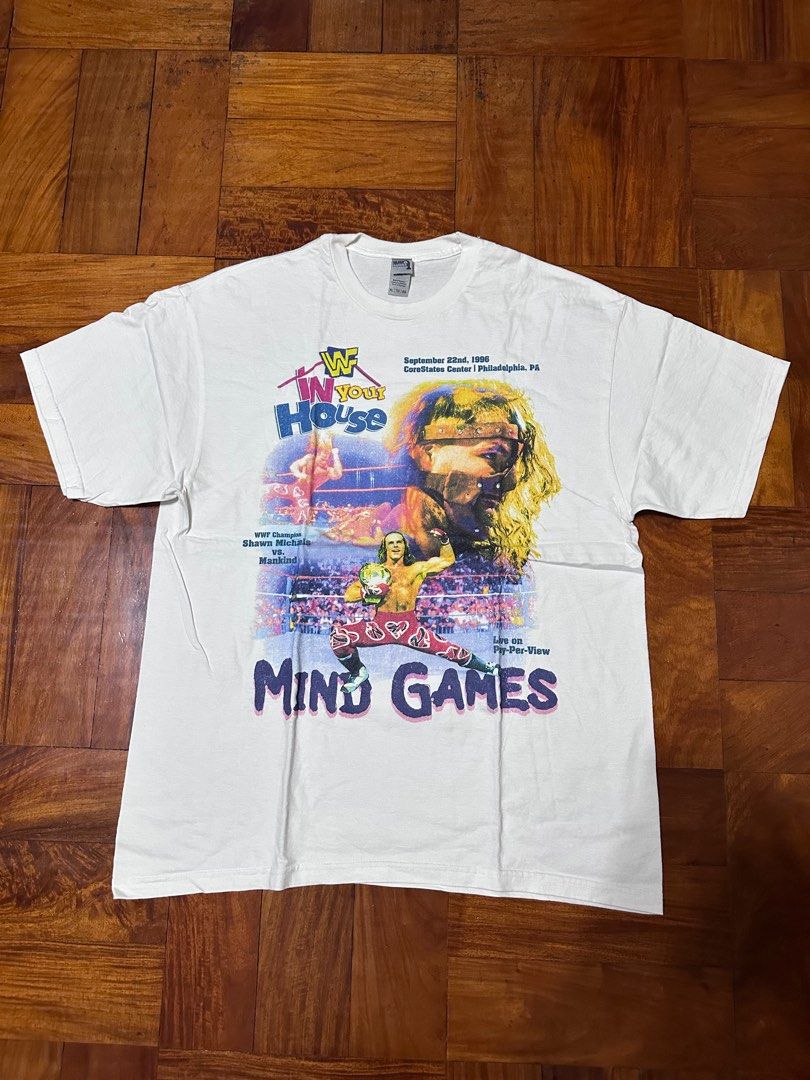 Vintage SCM IYKYK WWF Mind Games 1996 Modern Bootleg T-Shirt on Carousell