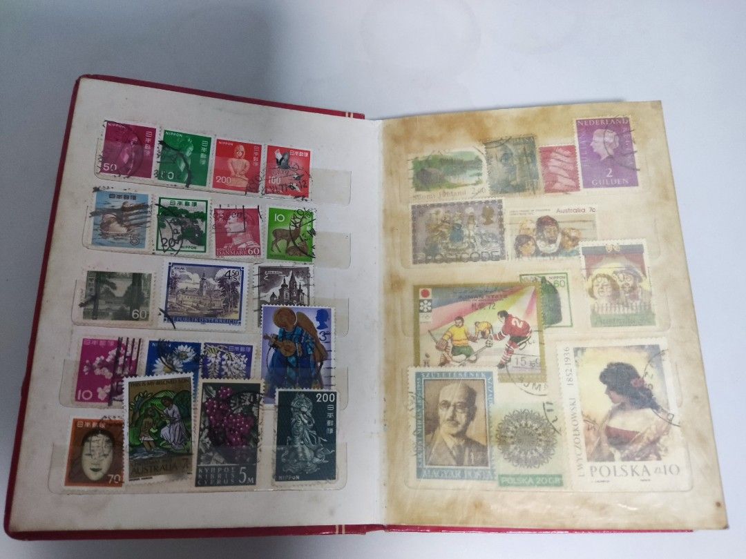 Vintage stamp album 10, Hobbies & Toys, Memorabilia & Collectibles ...