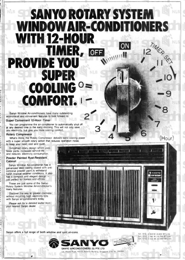 Vintage/Antique Sanyo Window Type (box) Aircon, TV & Home Appliances ...