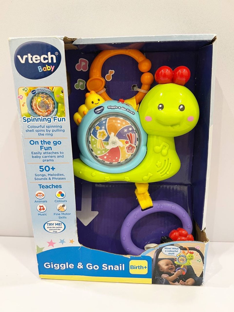 Vtech giggle and go snail, Babies & Kids, Infant Playtime on Carousell