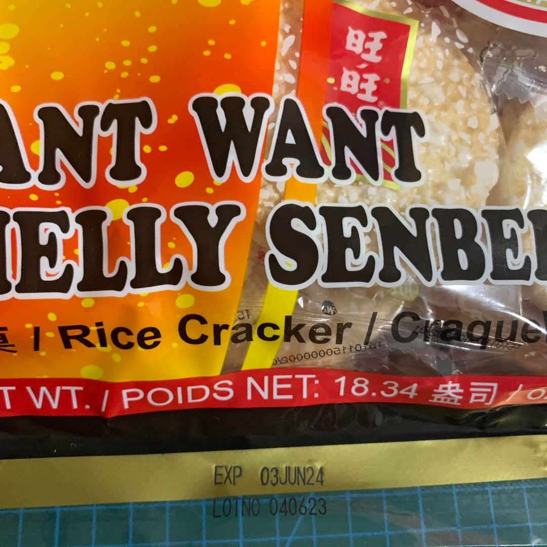 Want-Want Shelly Senbei Asian Rice Crackers Family Pack (520g) on Carousell