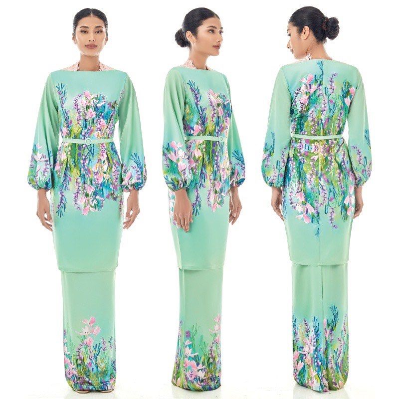 WANZAR - Briella Kurung, Women's Fashion, Muslimah Fashion, Baju Kurung ...