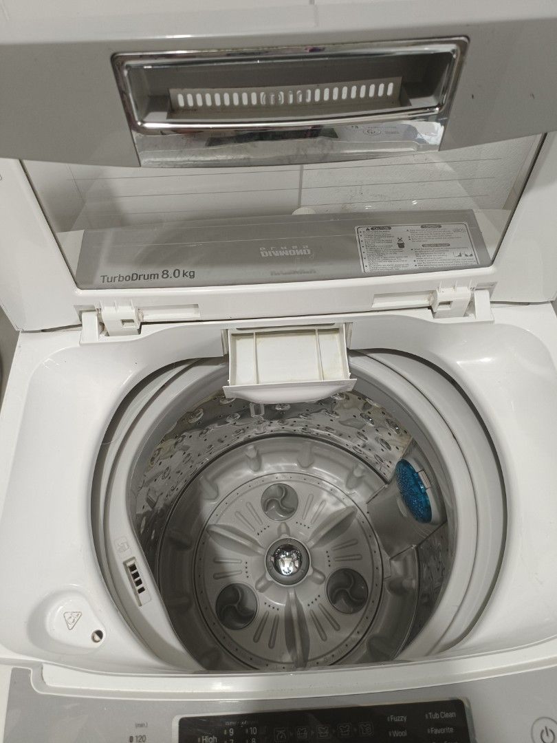 Washing Machine Turbo Drum 8kg, TV & Home Appliances, Washing Machines ...