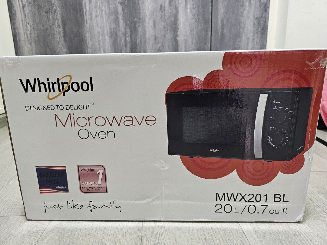 Whirlpool MWX201 BL 20L Countertop Microwave, TV & Home Appliances ...